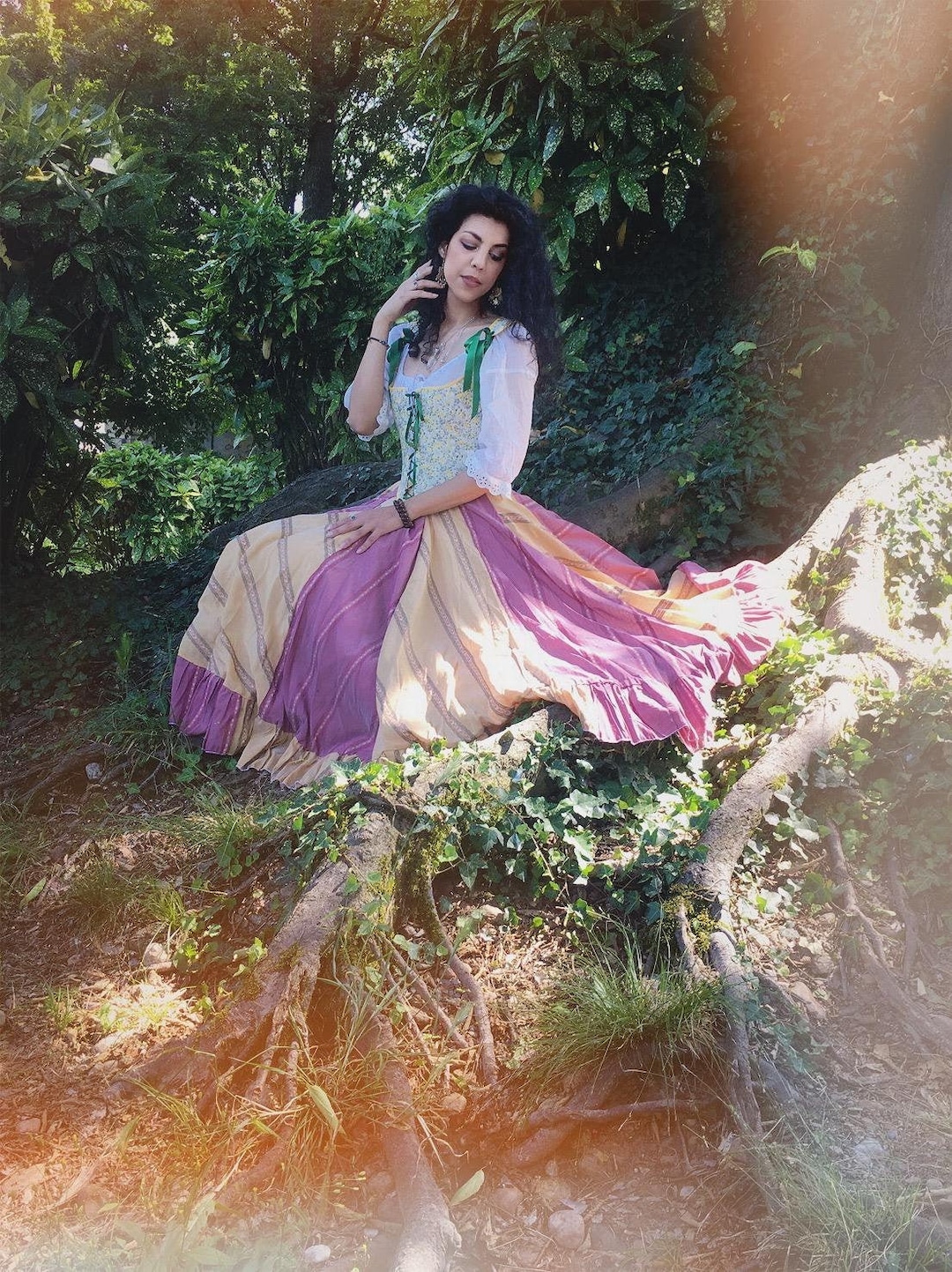Bohemian Folkwear Costume - 18th Century Esmeralda Inspired Custom ...
