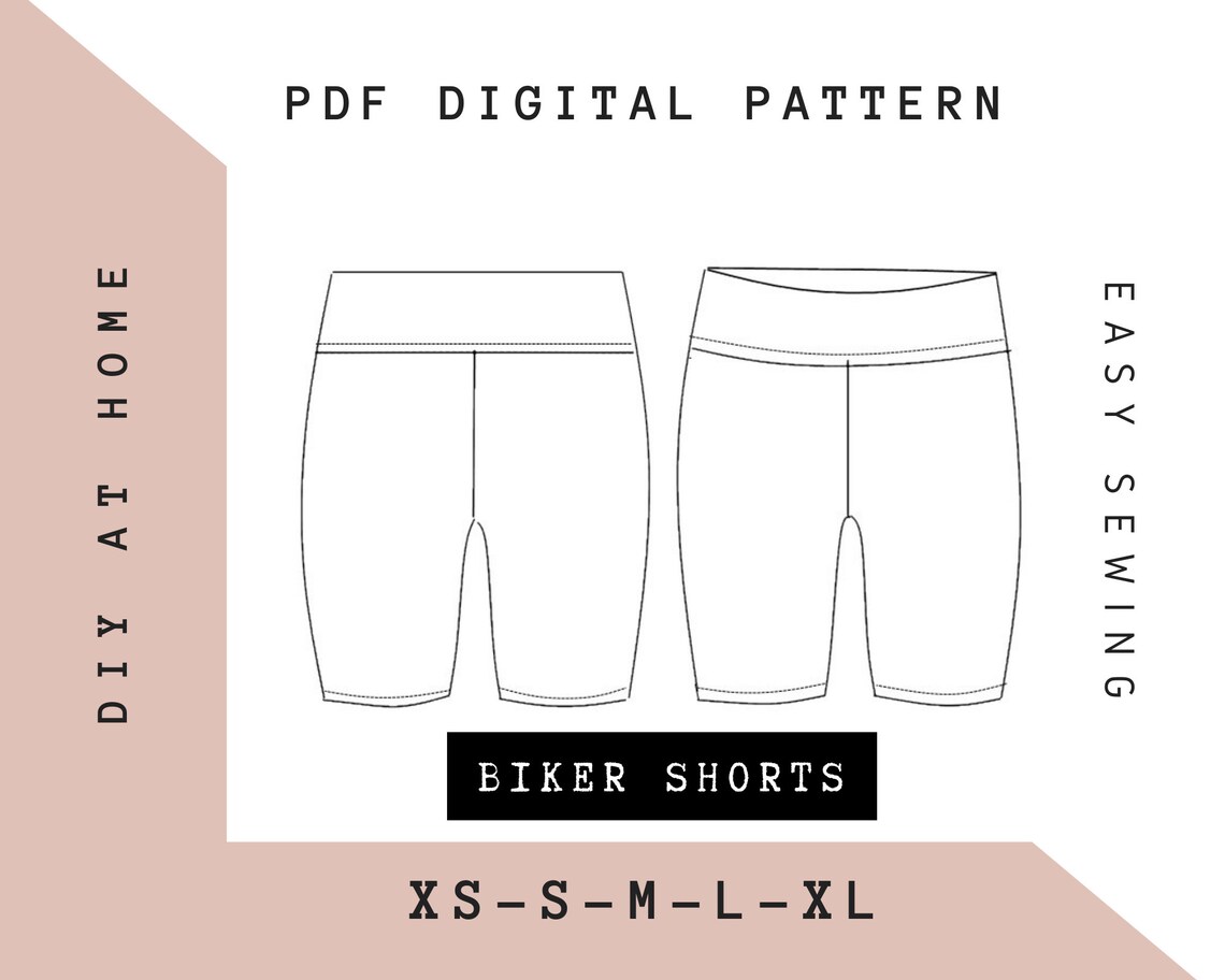 DIY Women's Biker Shorts High Waistband Yoga Running Gym - Etsy