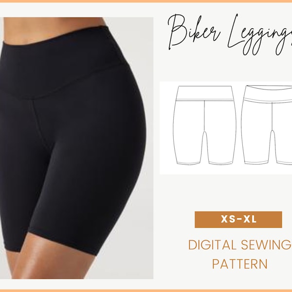 Biker Shorts Sewing Pattern - Etsy