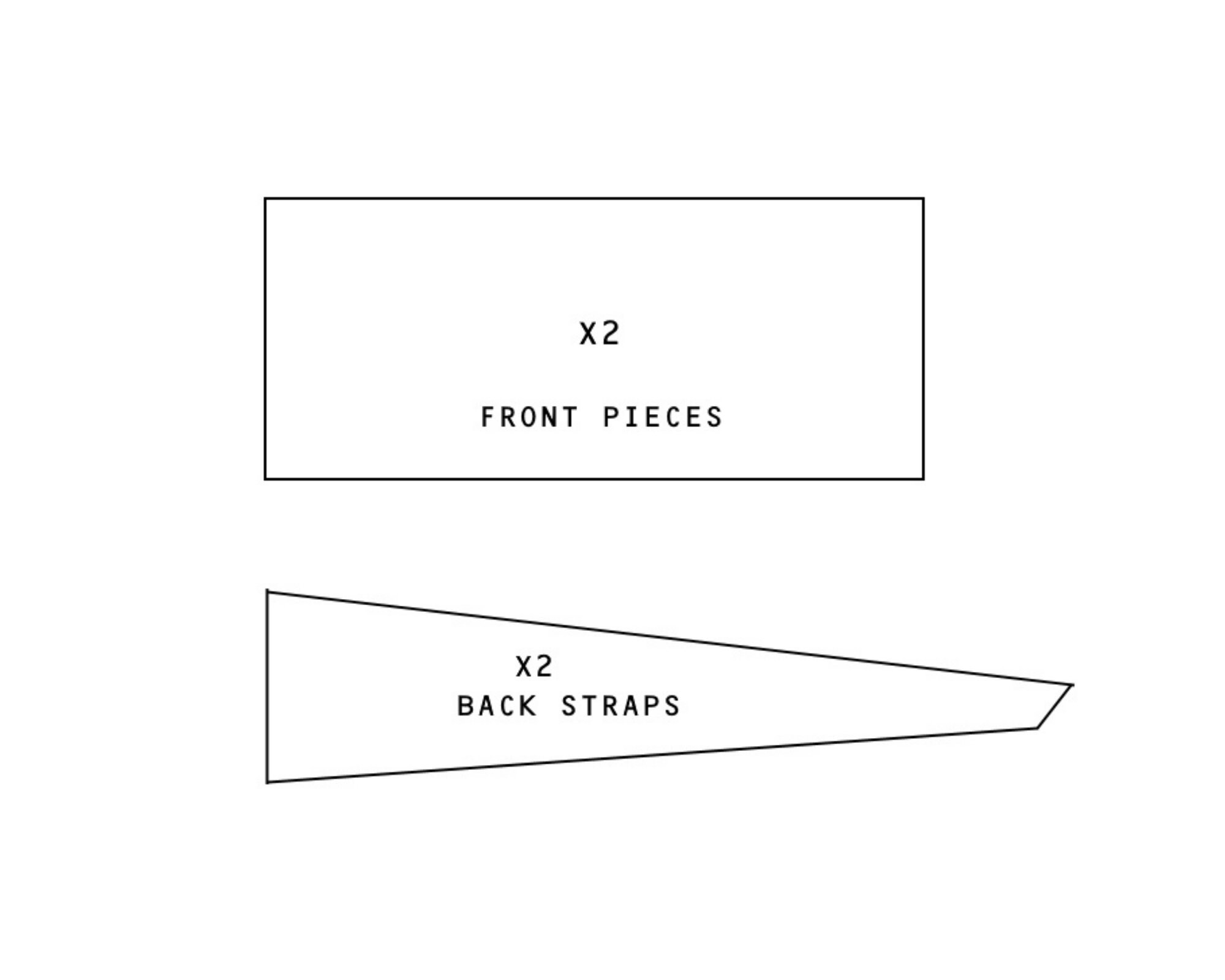 DIY Rio Women's Twisted Bandeau Easy Bikini Top Sewing - Etsy