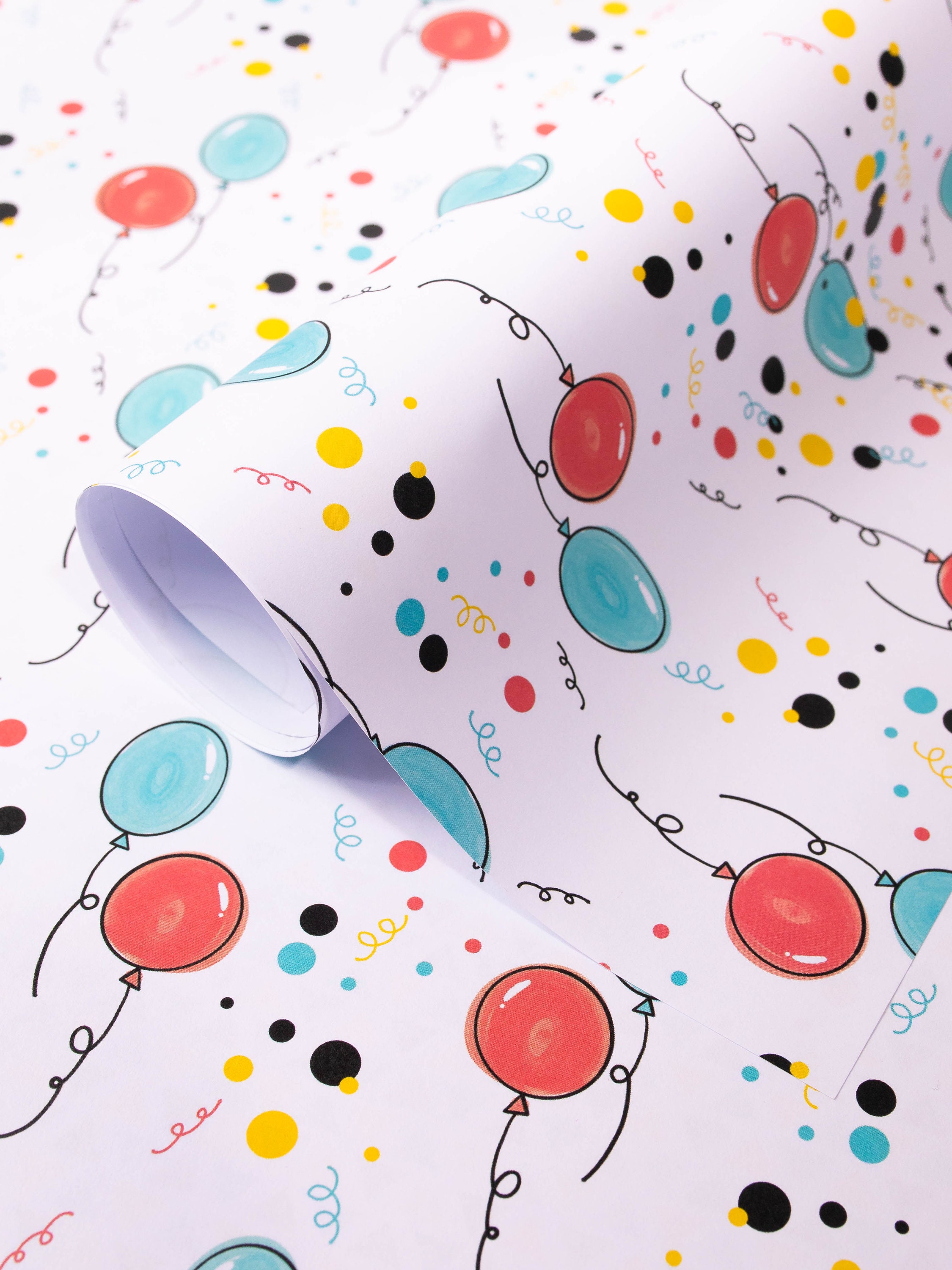 Balloon Wrapping Paper Folded Sheets. Eco Friendly Wrapping Paper. 100% ...