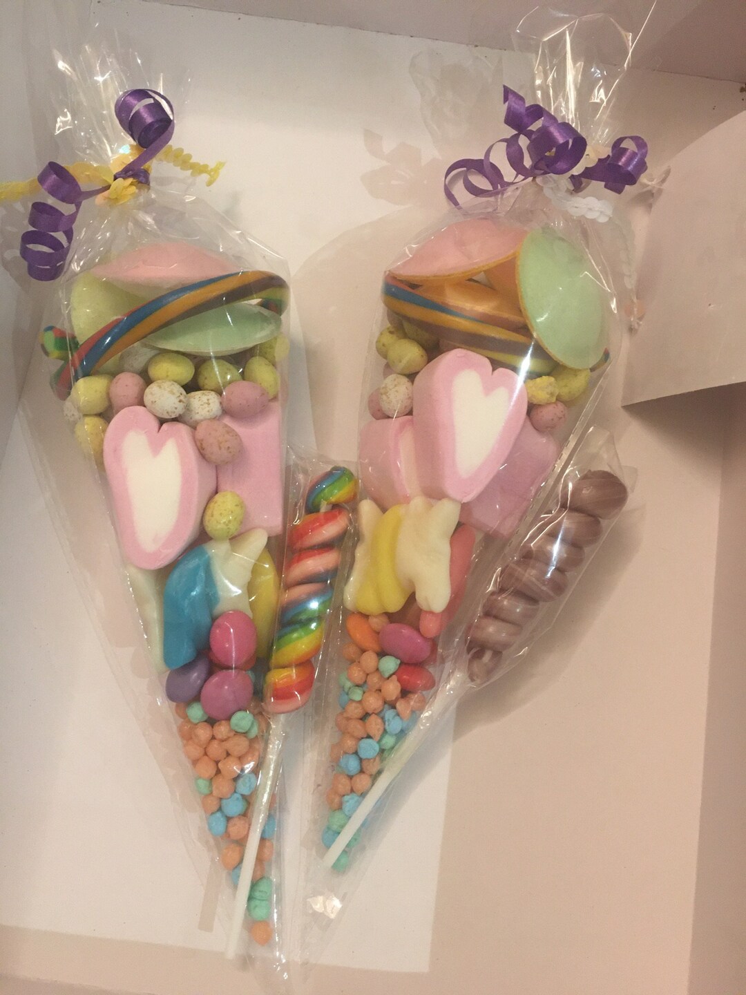 Gorgeous “girly” Colourful Candy Cones - Etsy