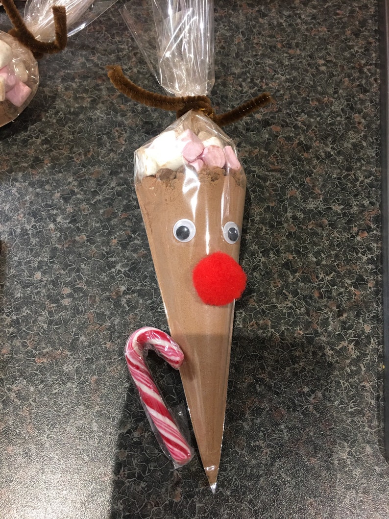 Cadbury’s Hot Chocolate Christmas Reindeer Cones - Etsy