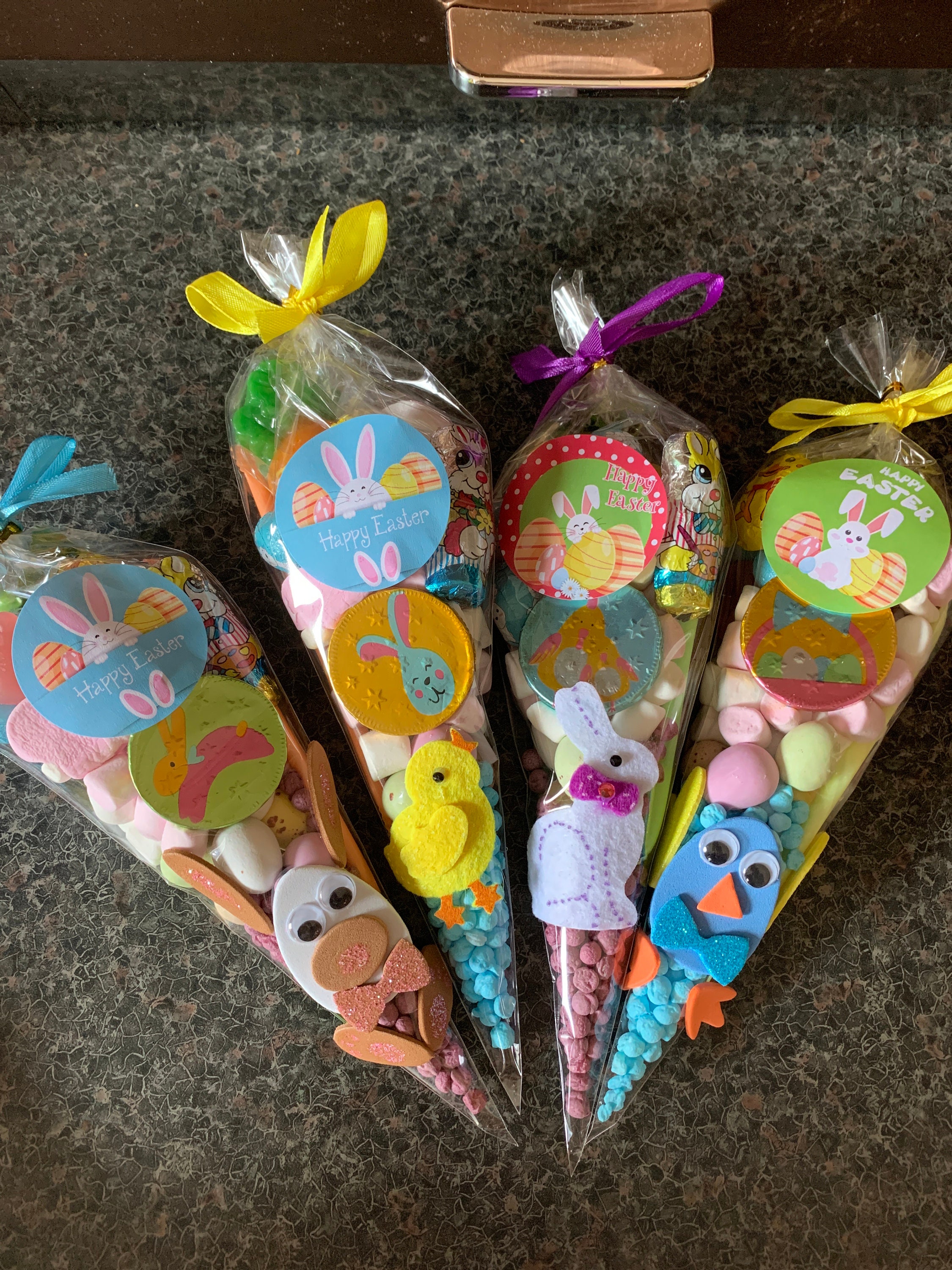 Easter Themed Sweetie Cones - Etsy UK