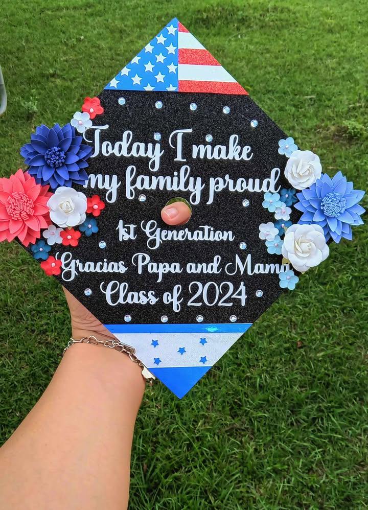 Usa/honduras Grad Topper - Etsy