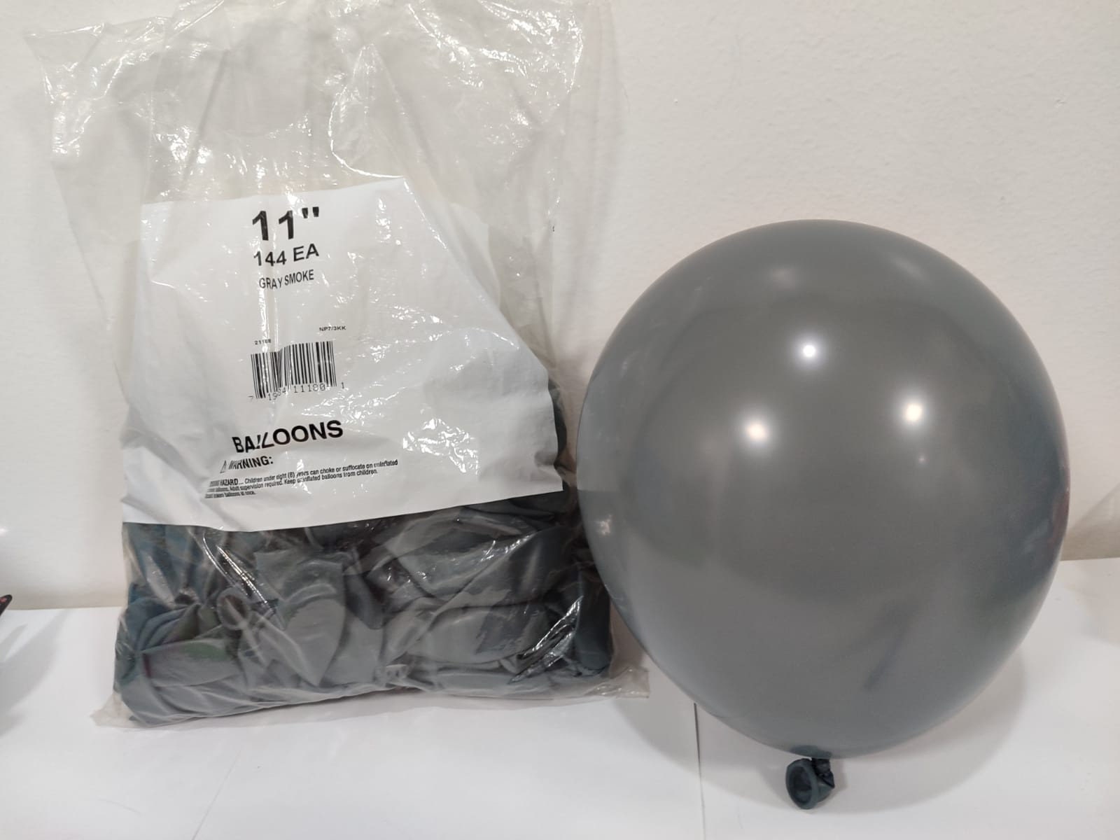 Latex Balloon 11 Inch Gray Smoke Balloon Party Decoration Garland ...