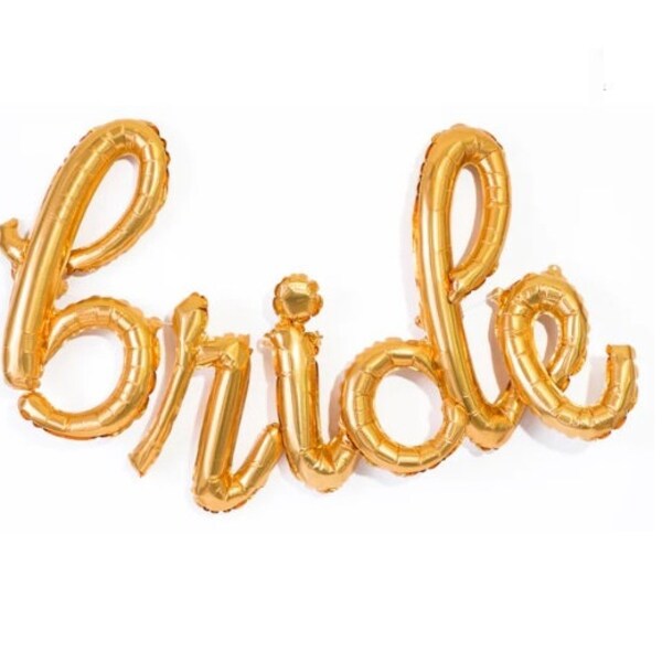 Gold Bride Balloon - Etsy