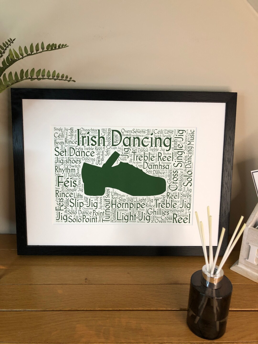 Irish Dancing Irish Themed Word Art Poster Irish Print by Ireland With ...