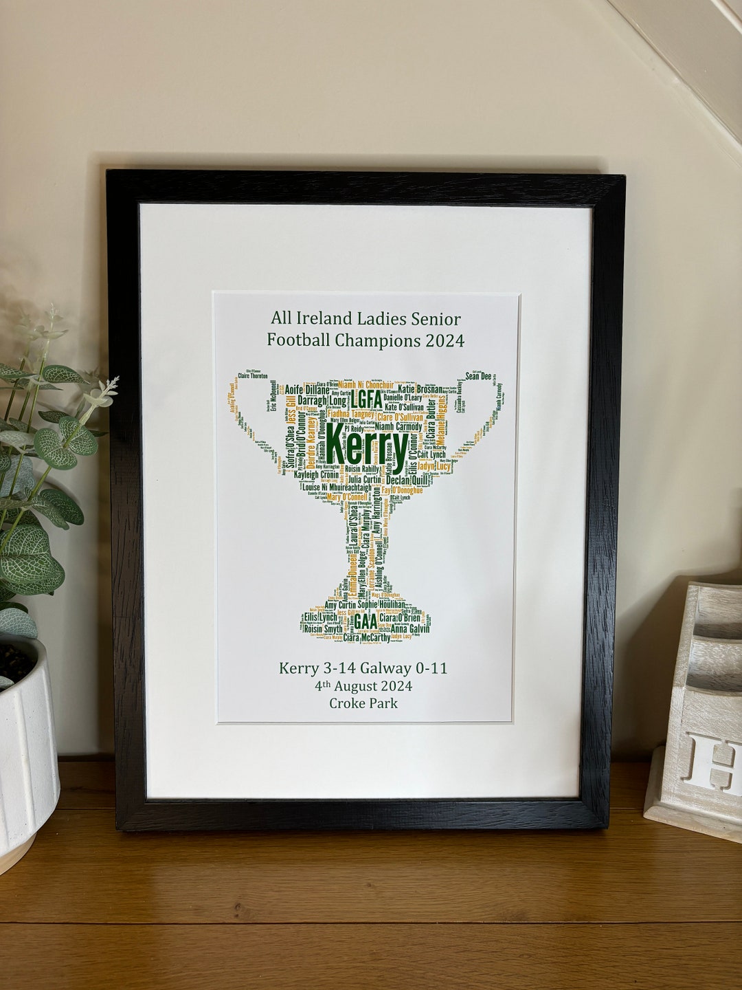Kerry 2024 LGFA All Ireland Senior Football Champions Irish Themed GAA ...