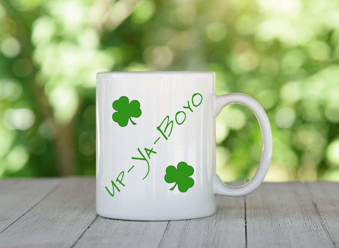 Up Ya Boyo 10 Oz Ceramic Tea / Coffee Mug Irish Themed Printed Mug by ...