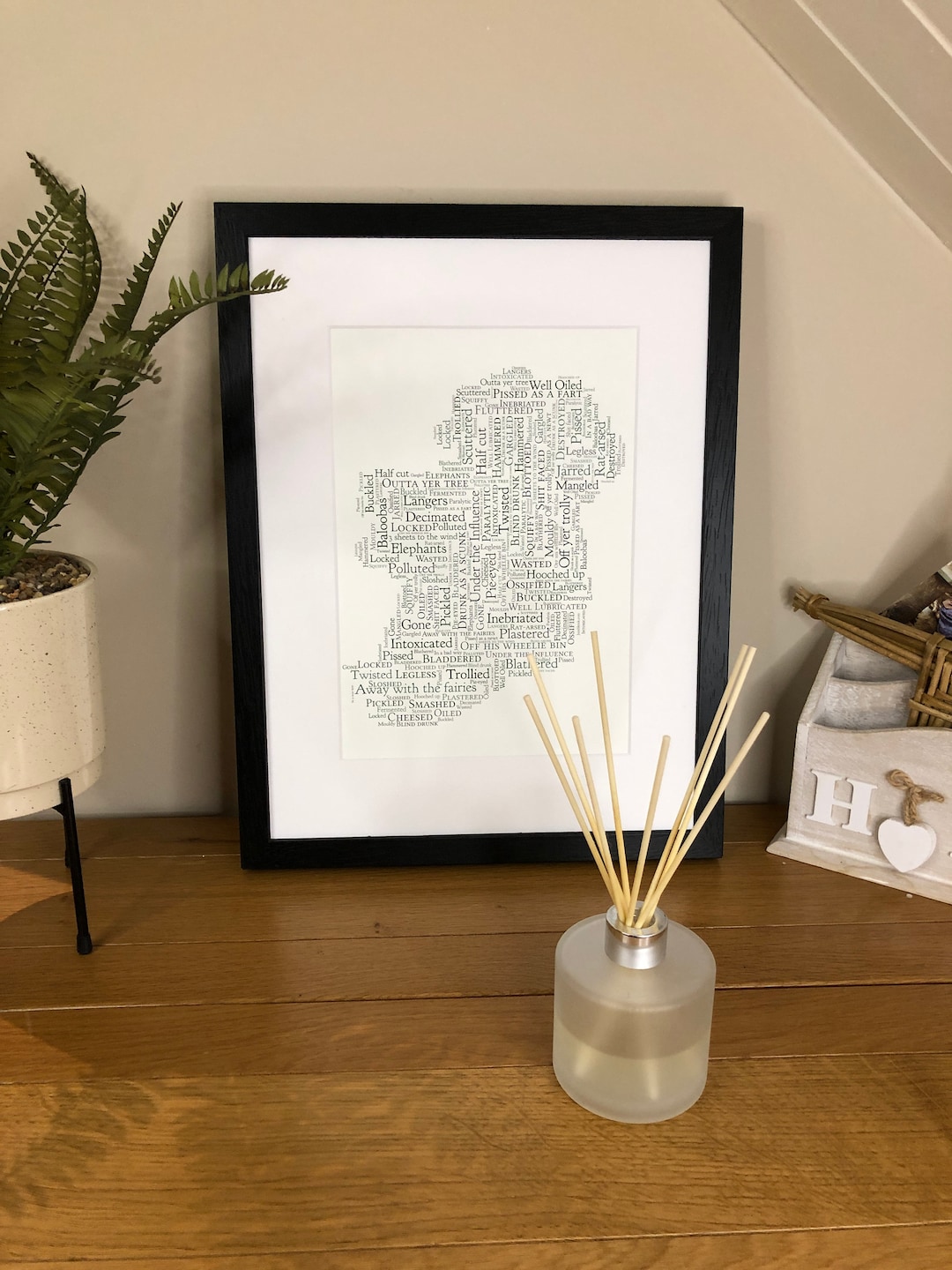 Irish Poster Tipsy Map Irish Drunk Sayings Map of Ireland Word Art ...