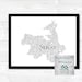County Sligo for the Craic Map Irish Themed Word Art Poster Irish Print ...