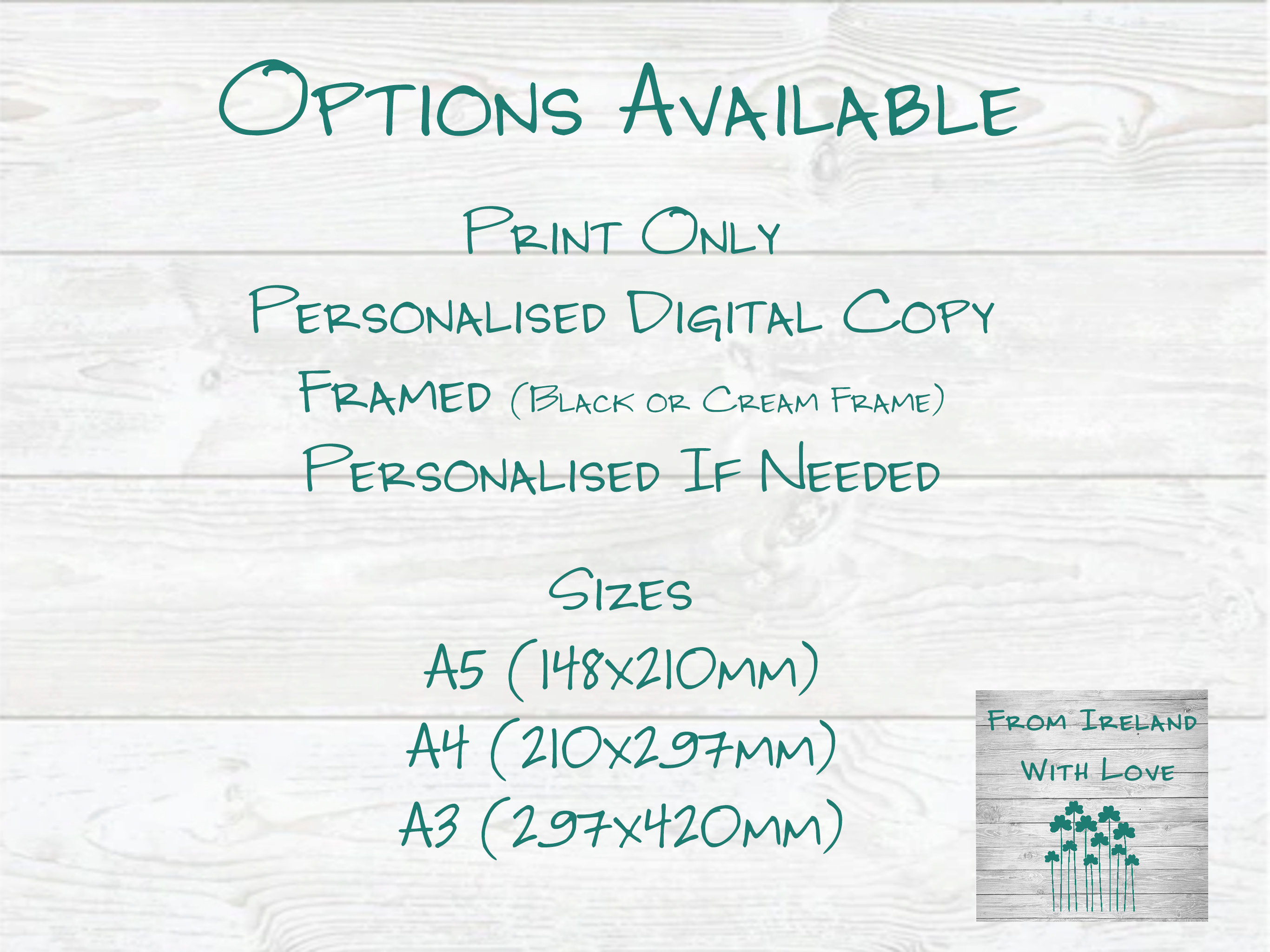 County Kildare for the 'craic' Map Irish Themed Word Art Print With ...