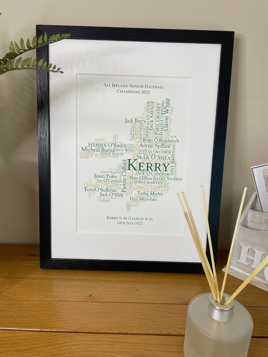 Kerry All Ireland Senior Football Champions 2022 Irish Themed GAA Word ...