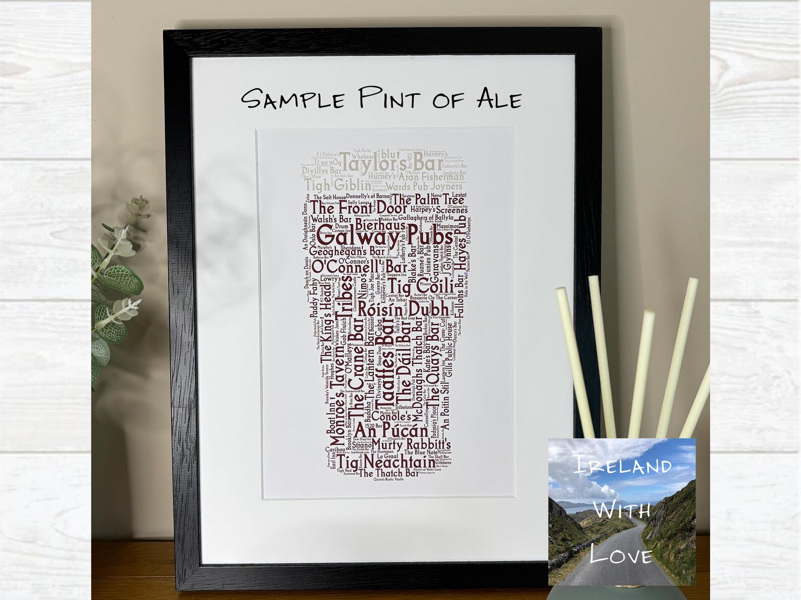 Pint of Sligo Pubs Irish Themed Word Art Poster Print by Ireland With ...