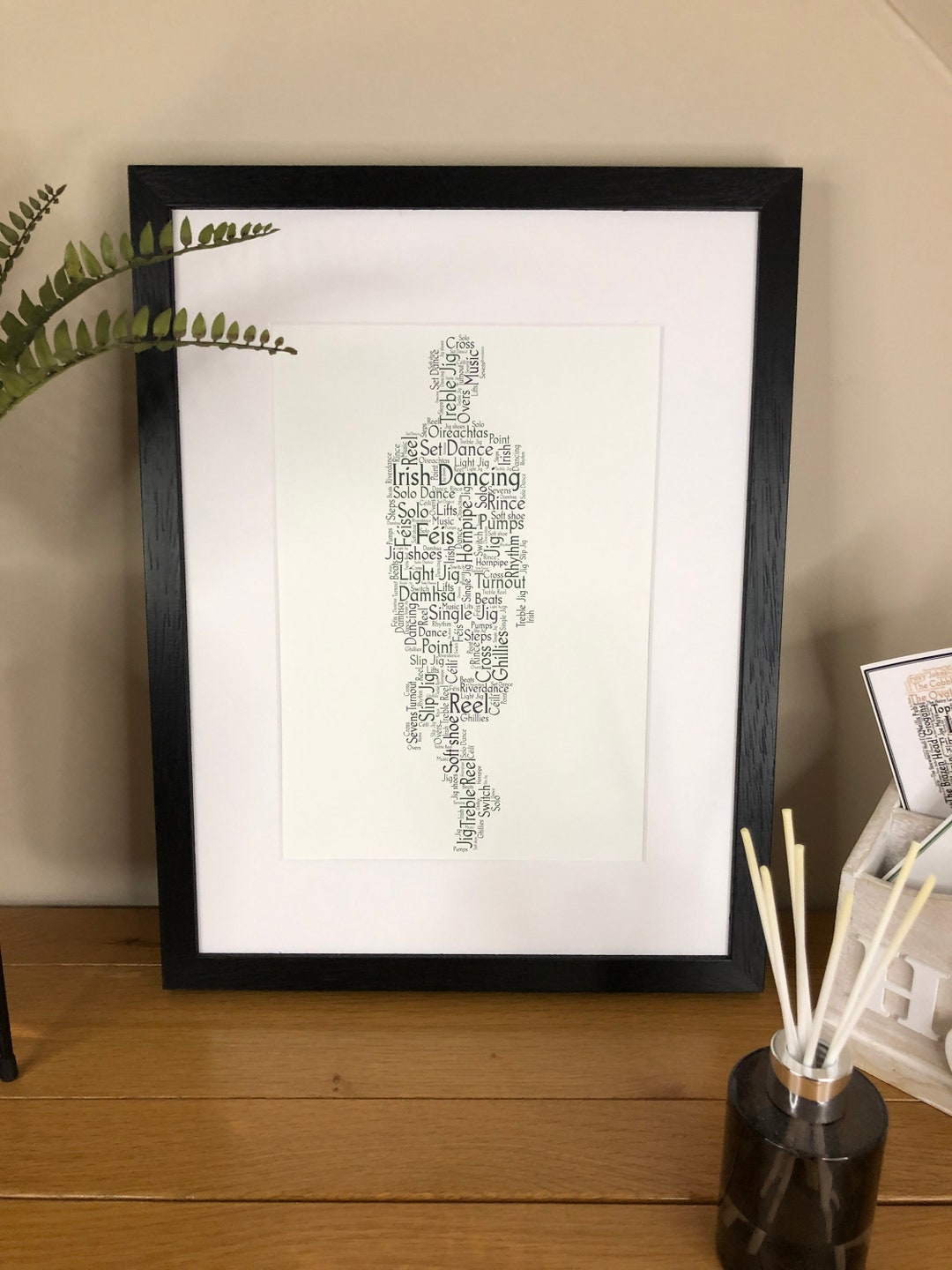 Irish Dancing Irish Themed Word Art Poster Print by Ireland With Love ...