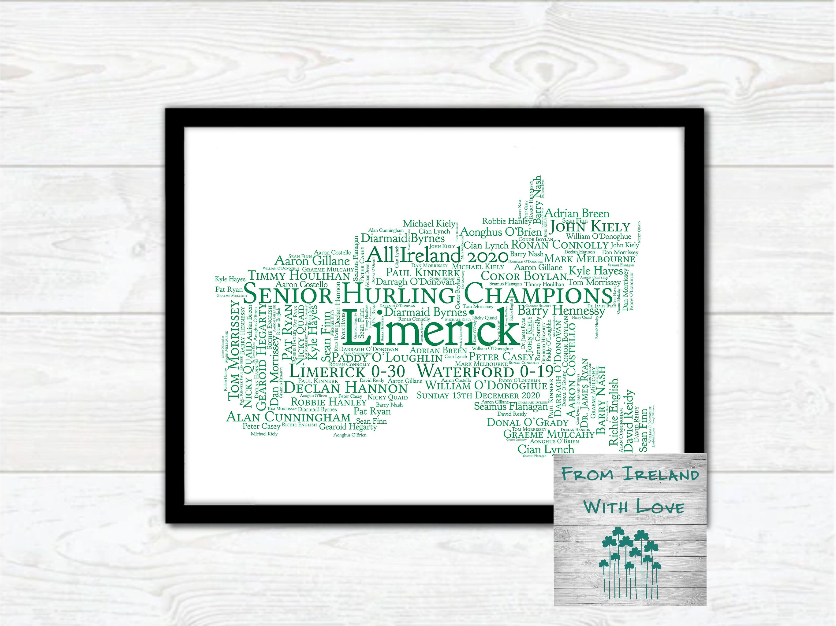Limerick All Ireland 2020 Senior Hurling Champions, Irish Themed ...