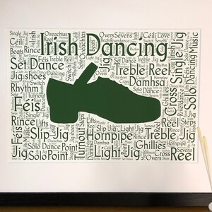 Irish Dancing Irish Themed Word Art Poster Print by Ireland With Love ...