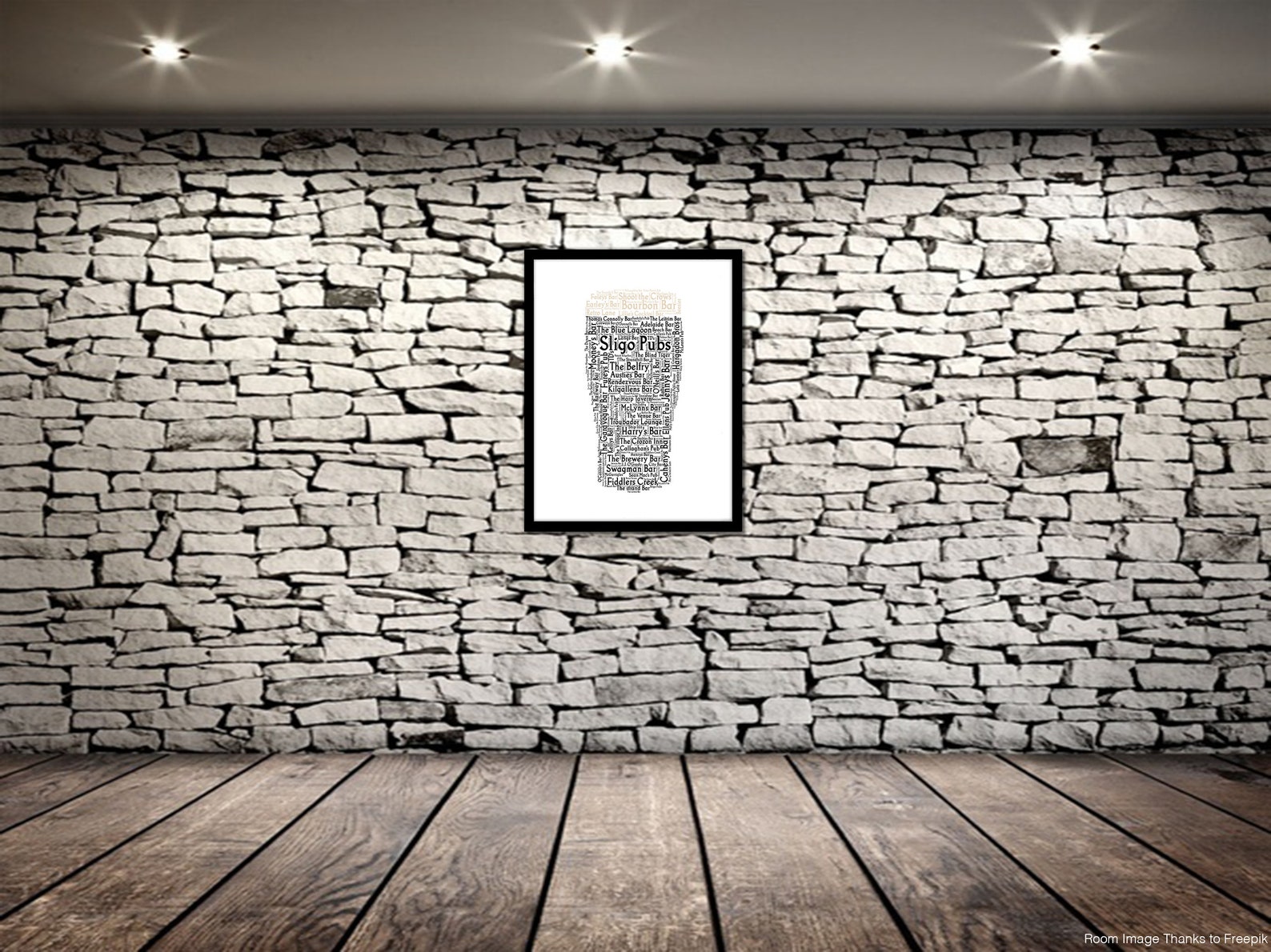 Pint of Sligo Pubs Irish Themed Word Art by Ireland With Love - Etsy