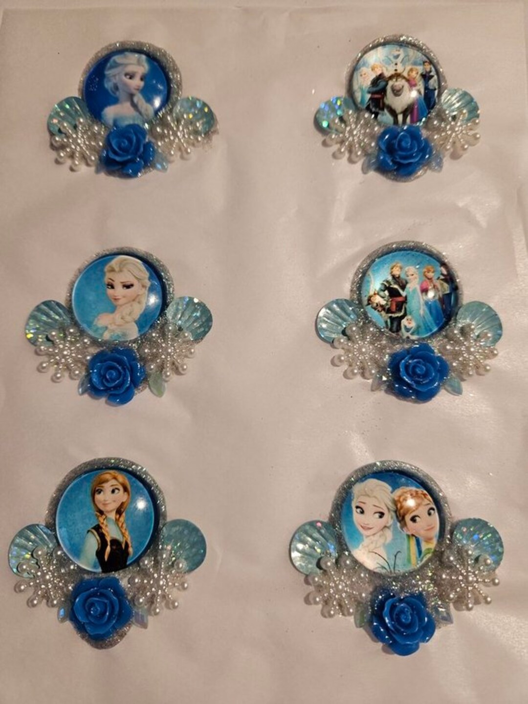 Face Painting Bling Frozen Cabochons set of 6 - Etsy