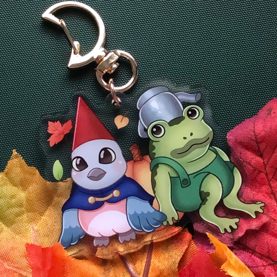 Over the Garden Wall Beatrice Wirt Greg Frog Cartoon Keychain Charm A ...