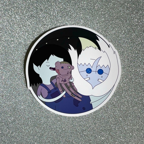 Marceline & Simon Adventure Time Vinyl Sticker Yin and Yang - Etsy