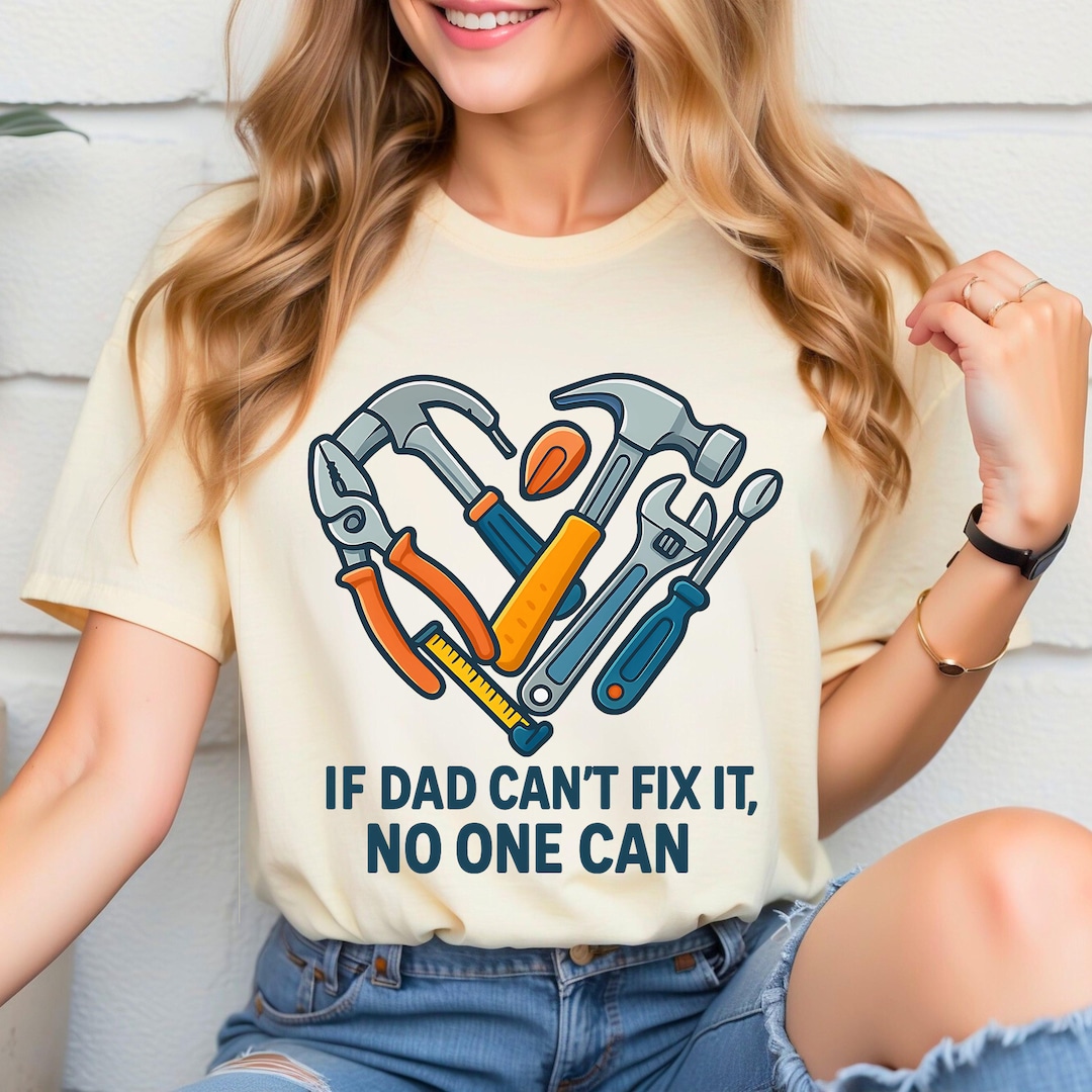 Dad Can Fix It PNG: Father's Day Cricut & Silhouette Design - Etsy
