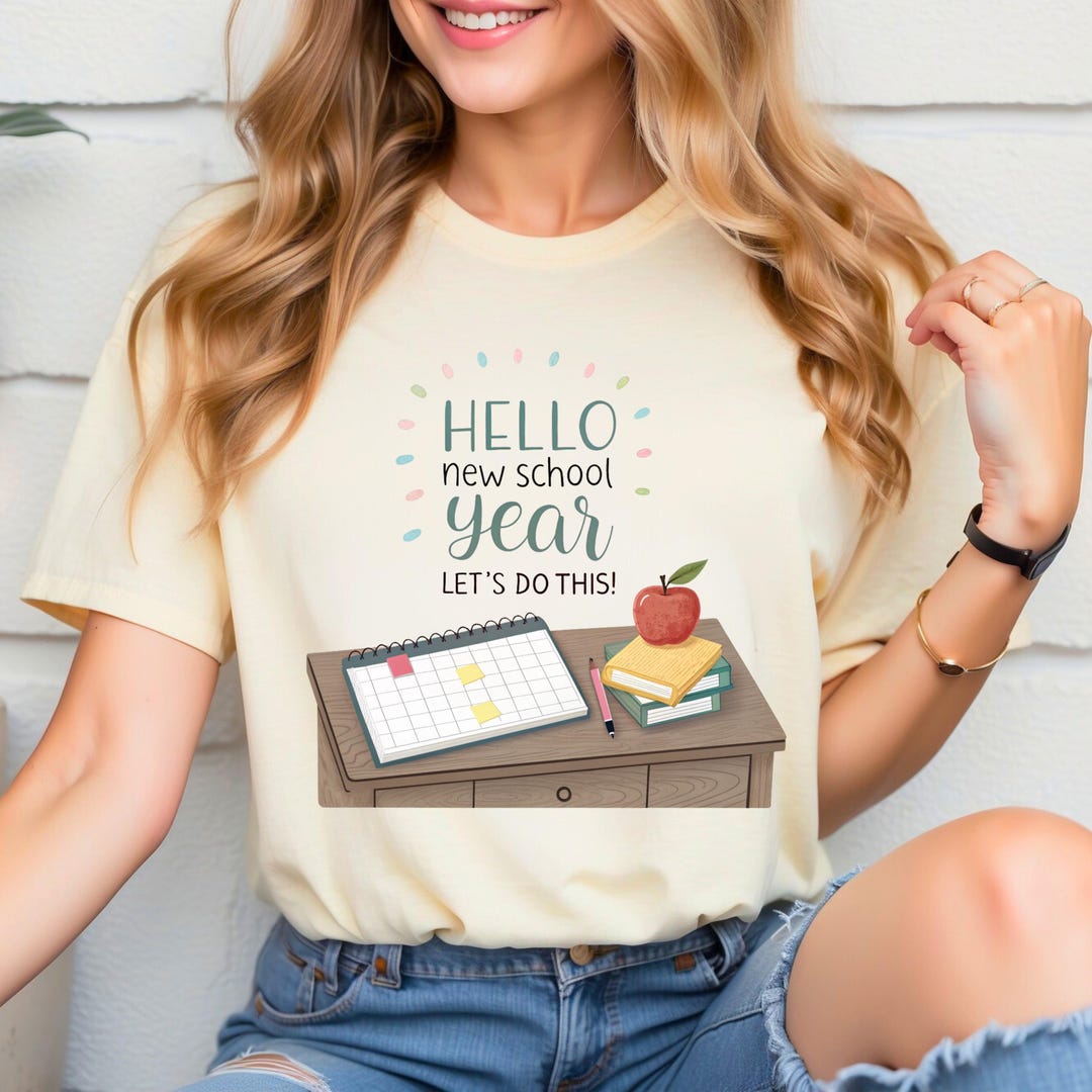 Hello New School Let’s Do This SVG | Back to School Motivational PNG ...