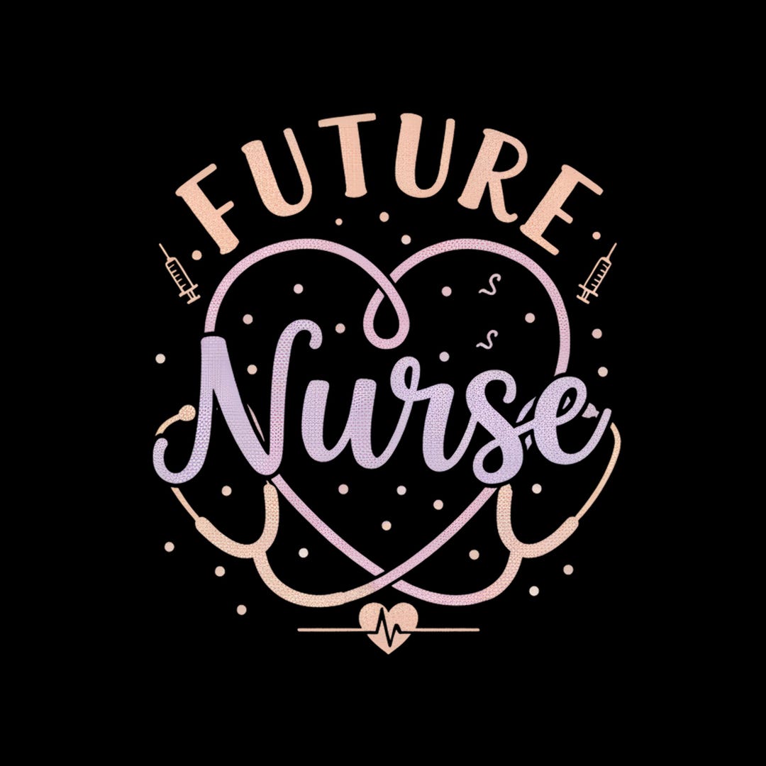 Future Nurse PNG, Nursing Student Design, Cute Nurse School Sublimation ...