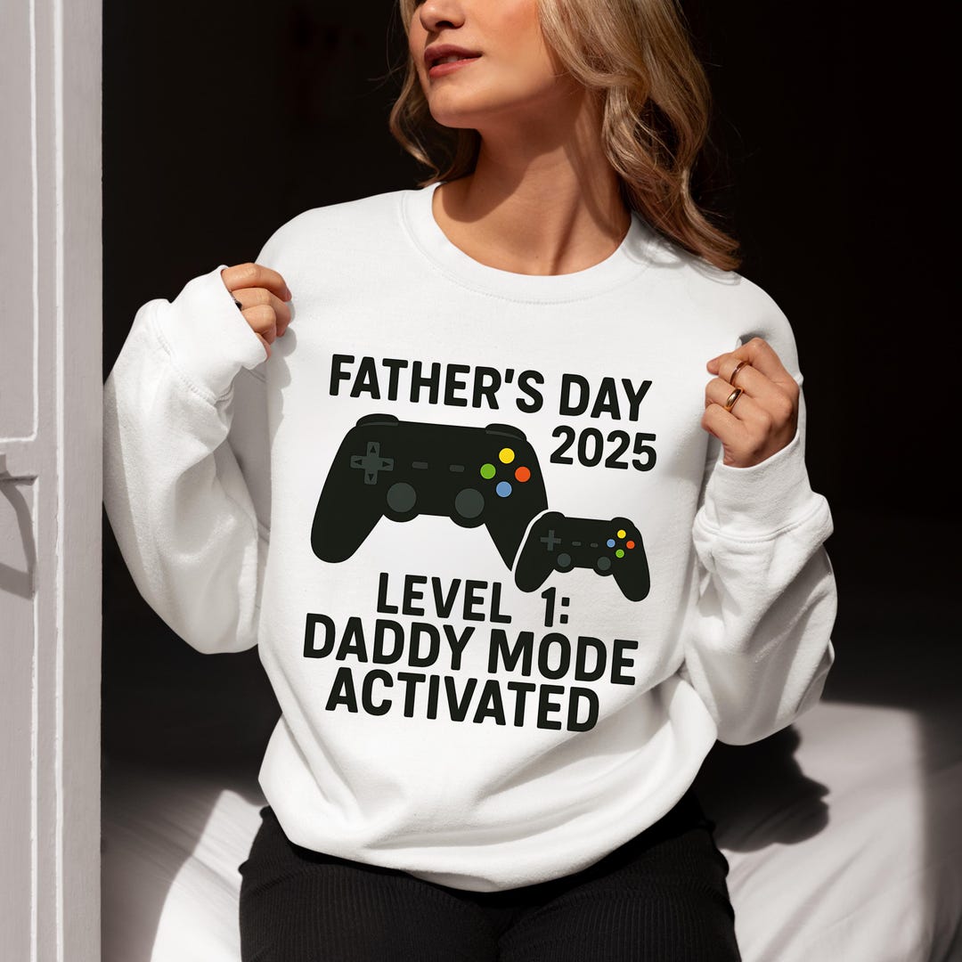 Daddy Mode Activated SVG PNG – Funny New Dad Design – Digital Download ...