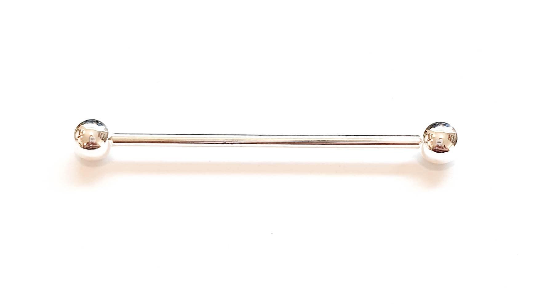 Industrial Barbell Piercing, Industrial Bar, 14g 38mm 316L Surgical ...