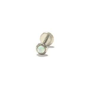 Flat Back Opal Helix Piercing, Flat Labret Screw Opal Helix,helix ...