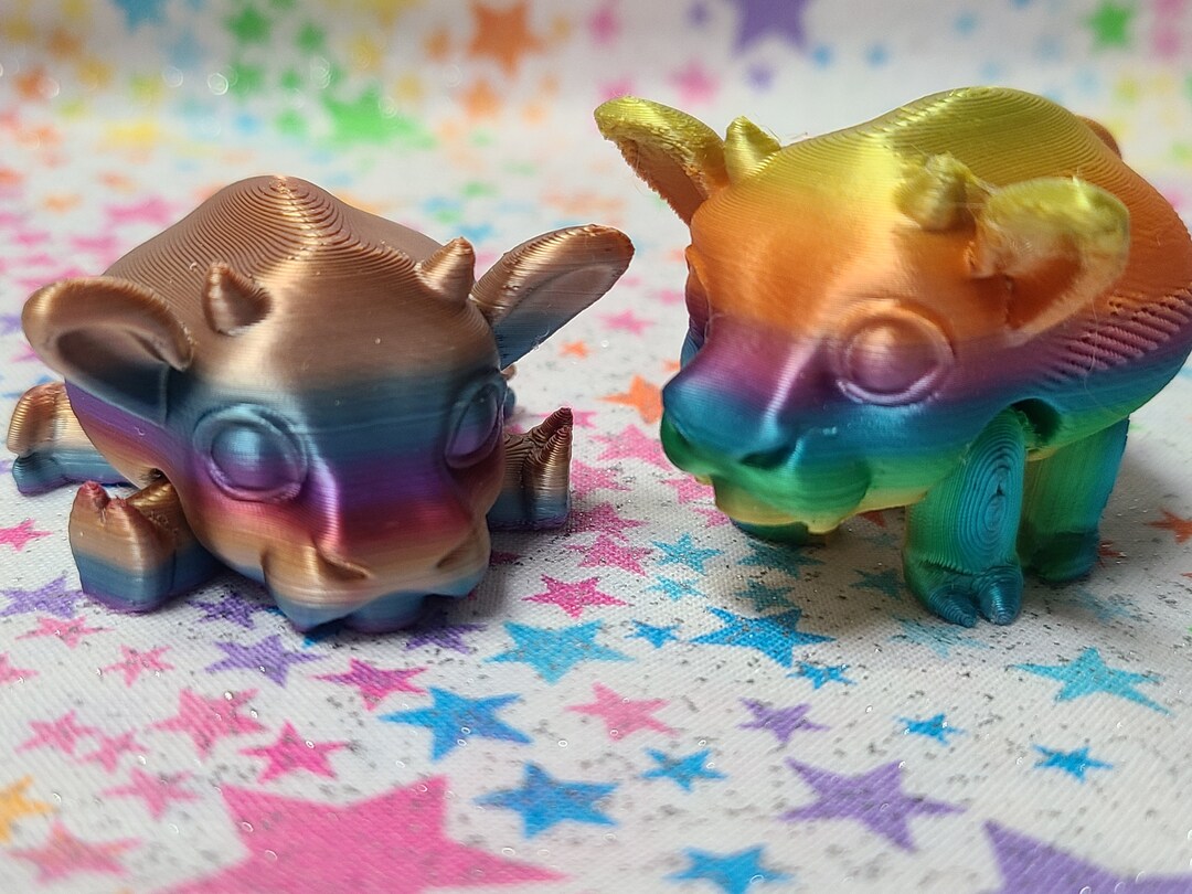 Cow Puffling Gachapon (mystic Sage) - Etsy