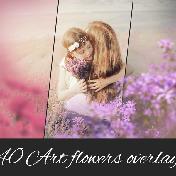 Abstract Flower Art - Etsy