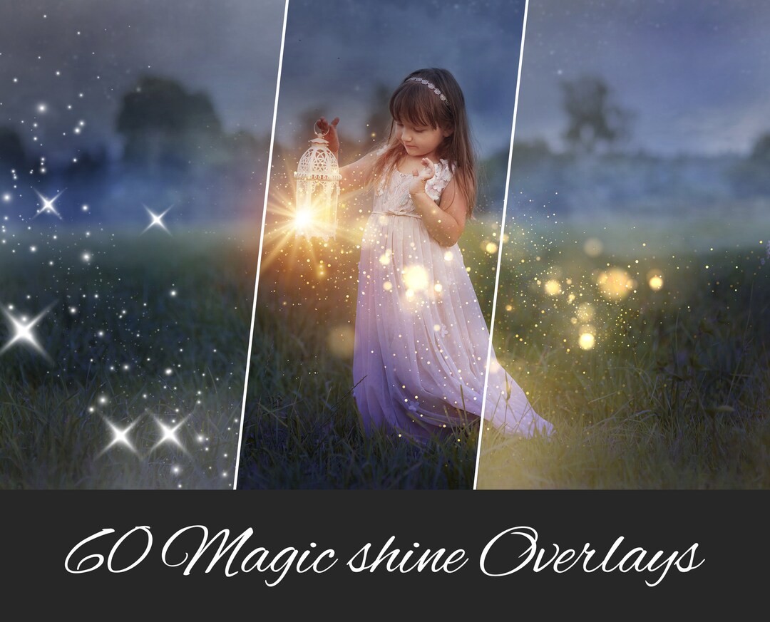 60 Shine and Sparkle Effects Photo Overlays, Jpg: Silver and Golden ...