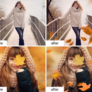 35 Autumn Leaves Overlays Photo Overlays Fall Autumn - Etsy