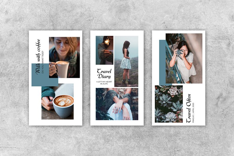 Multi-post Instagram Stories Templatestory Templateinstagram - Etsy