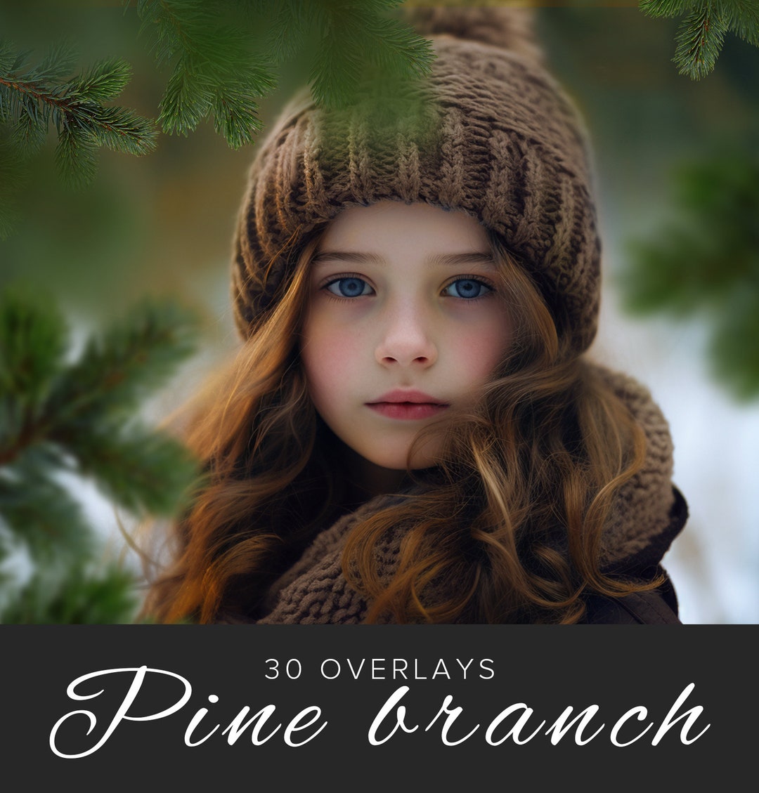 30 Pine Branch Photo Overlays, Png: Christmas Trees, Pine, Fir Branches ...