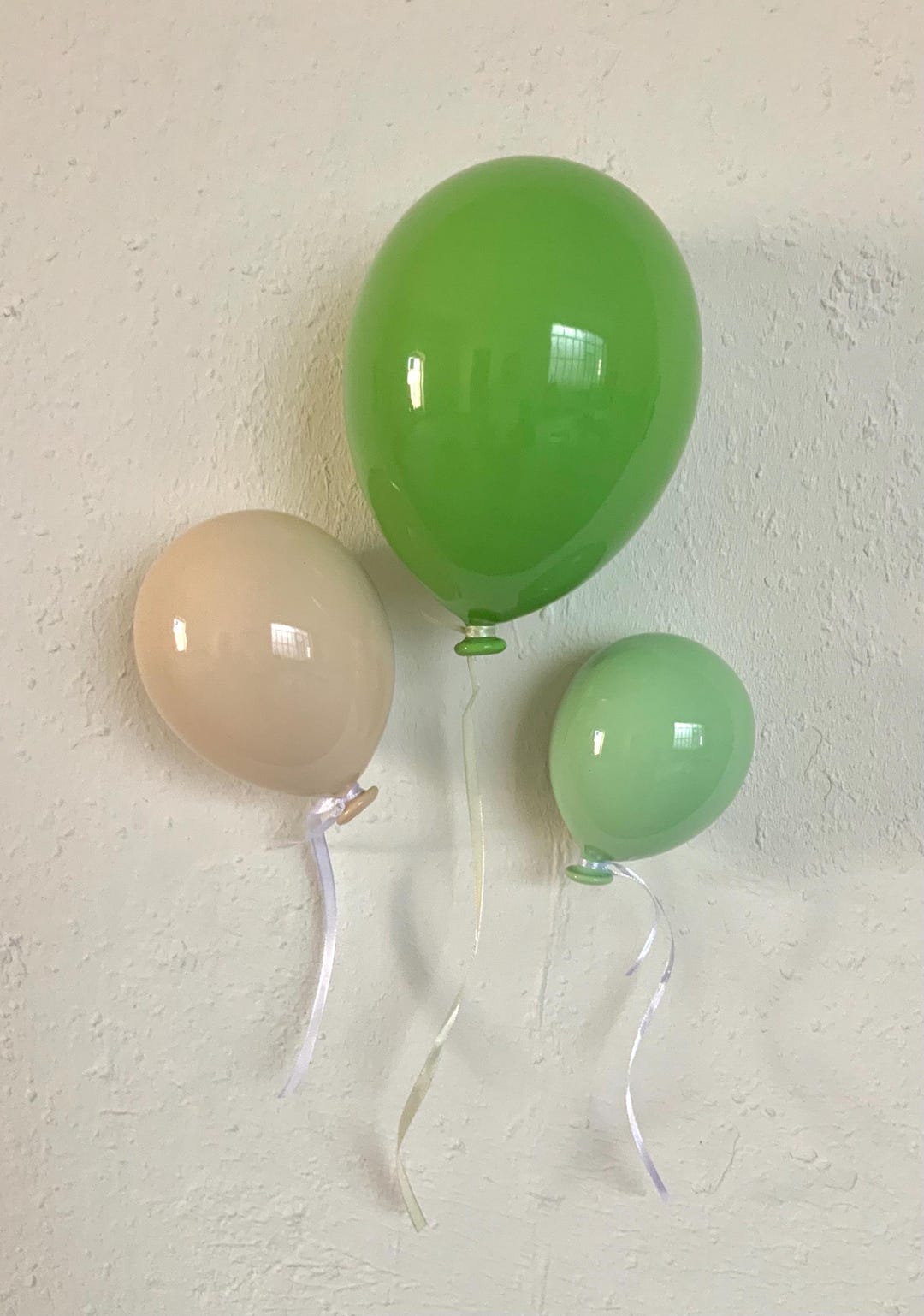 3 Ceramic Balloons| Composition to Fix on the Wall| Ceramic Ballons ...