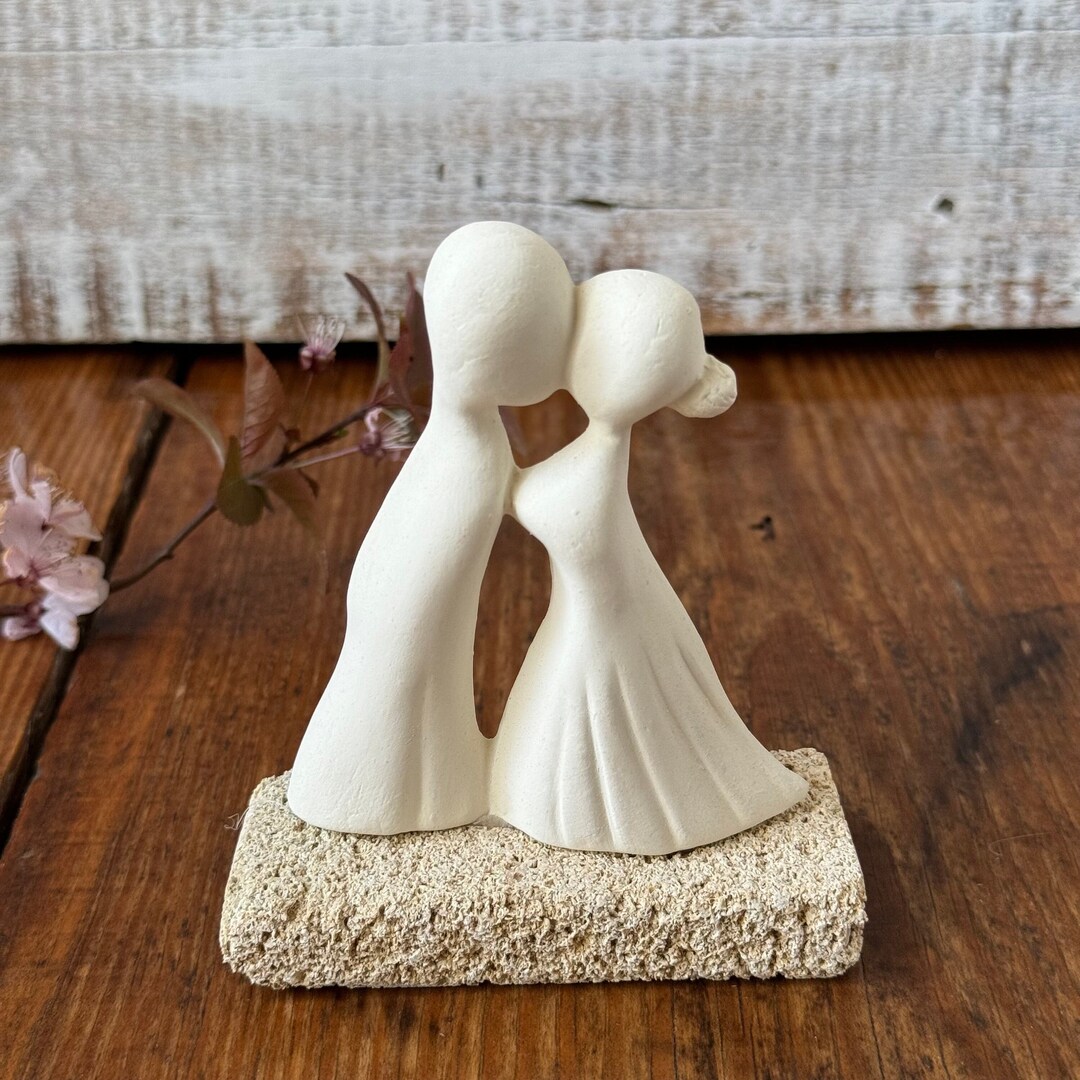 INSEPARABLE Cupids Kiss in Leccese Stone Unique Piece Apulian ...