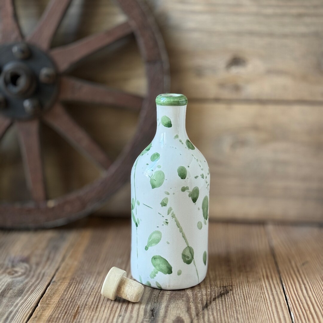 Oliera 500ml | One Piece| Apulian Crafts| Made in Italy| Handmade| 500ml| Ceramics| Ceramic ...
