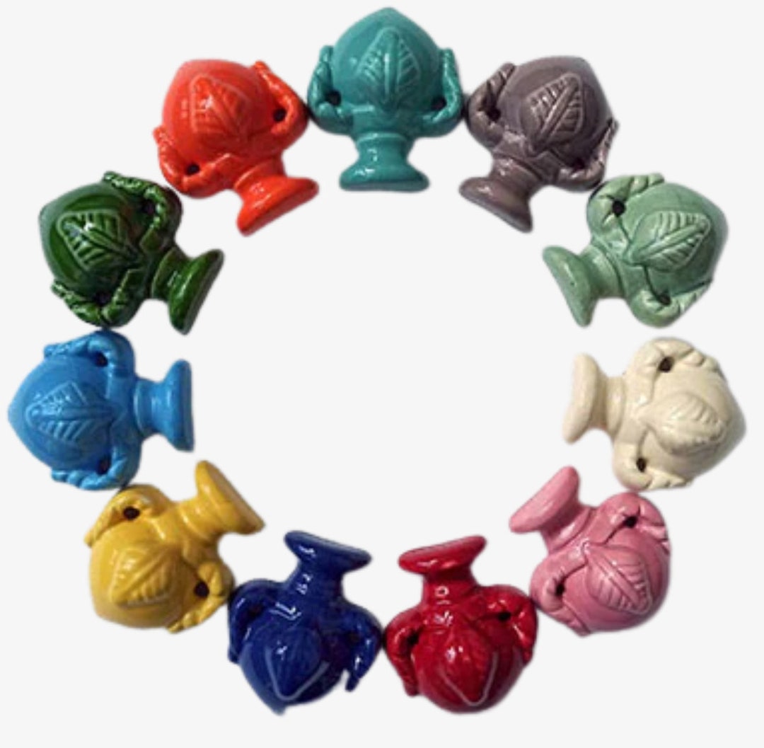 Handmade Ceramic Pumo Magnets Made in Italy Lucky Charm Gift Ideas ...