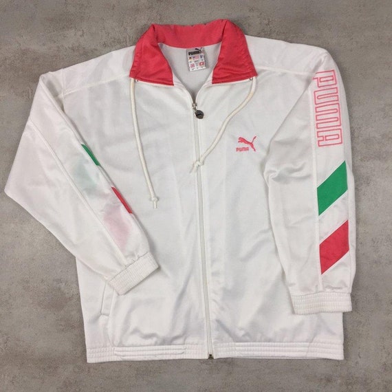 Women's Vintage Puma Track Top Medium - Gem