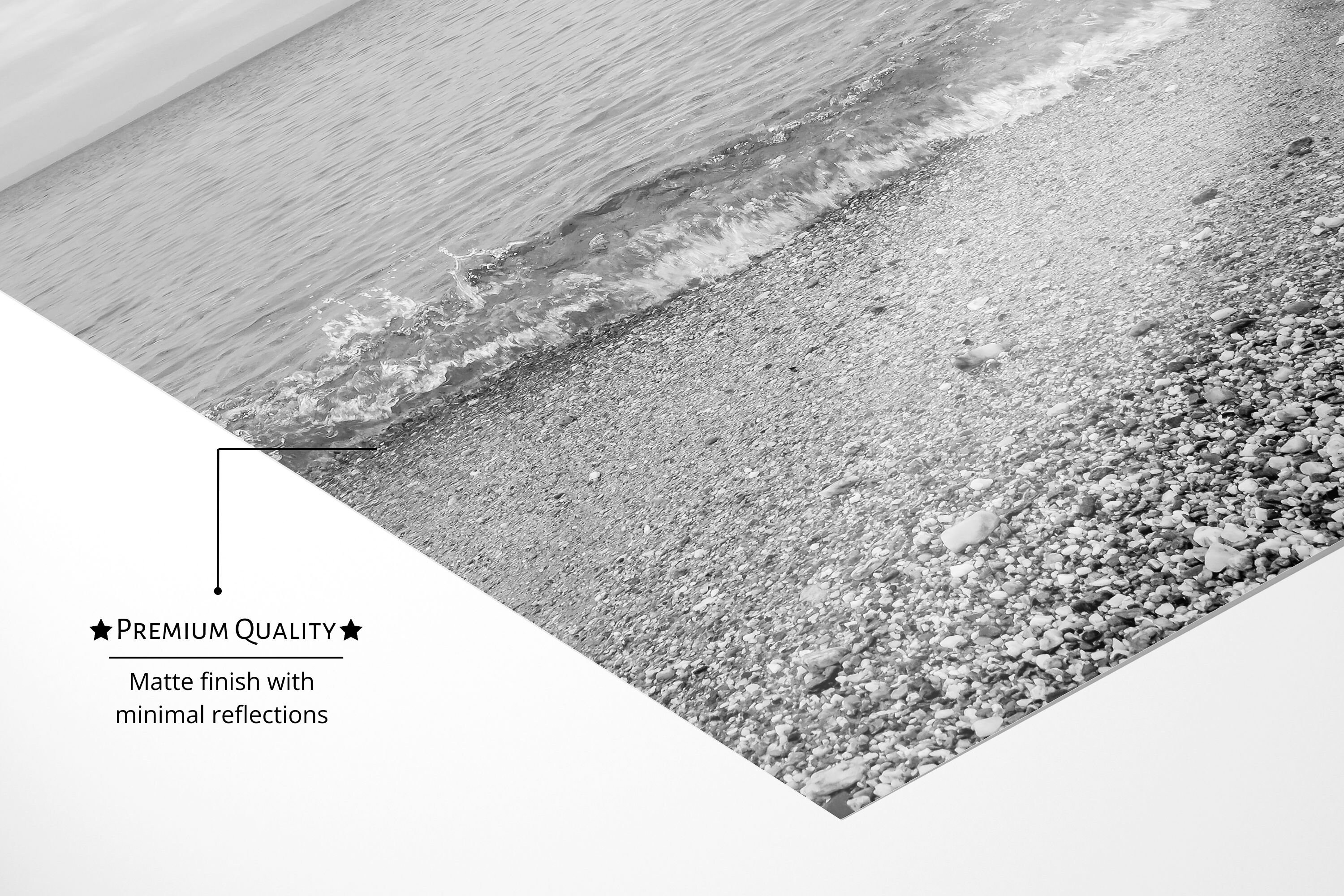 Black and White Beach Gallery Wall Set of 9 Prints, Fine Art Beach ...