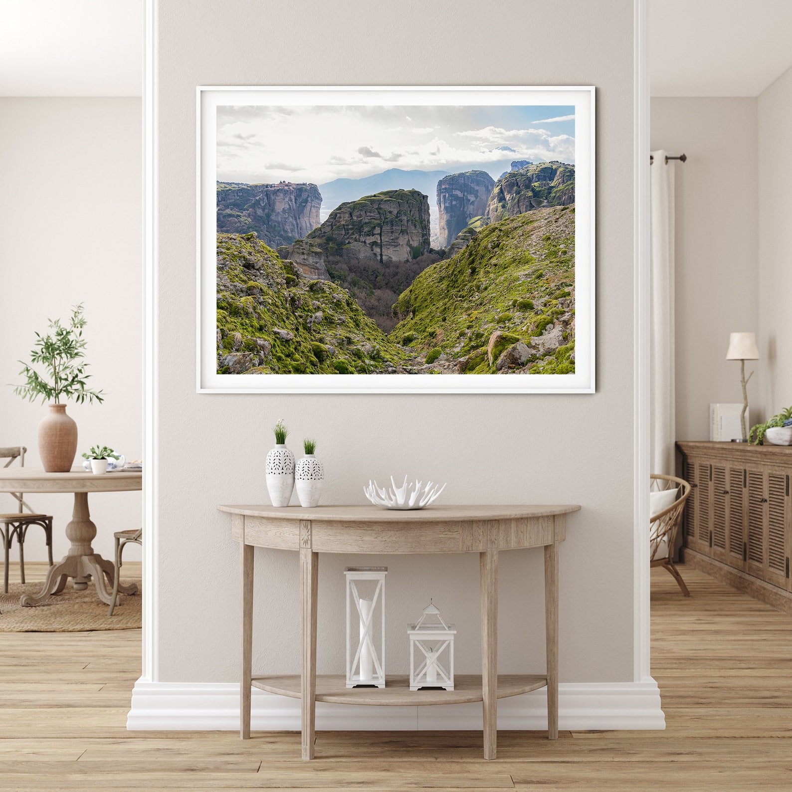 Meteora Photo Print, Fine Art Mountain Photography, Greece Wall Art ...