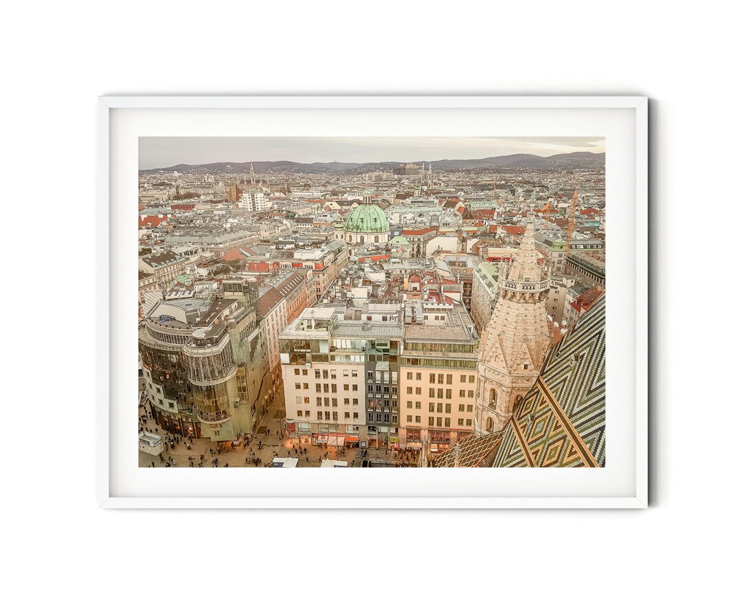 Skyline of Vienna Print, Fine Art Vienna Photography, Austria Travel ...