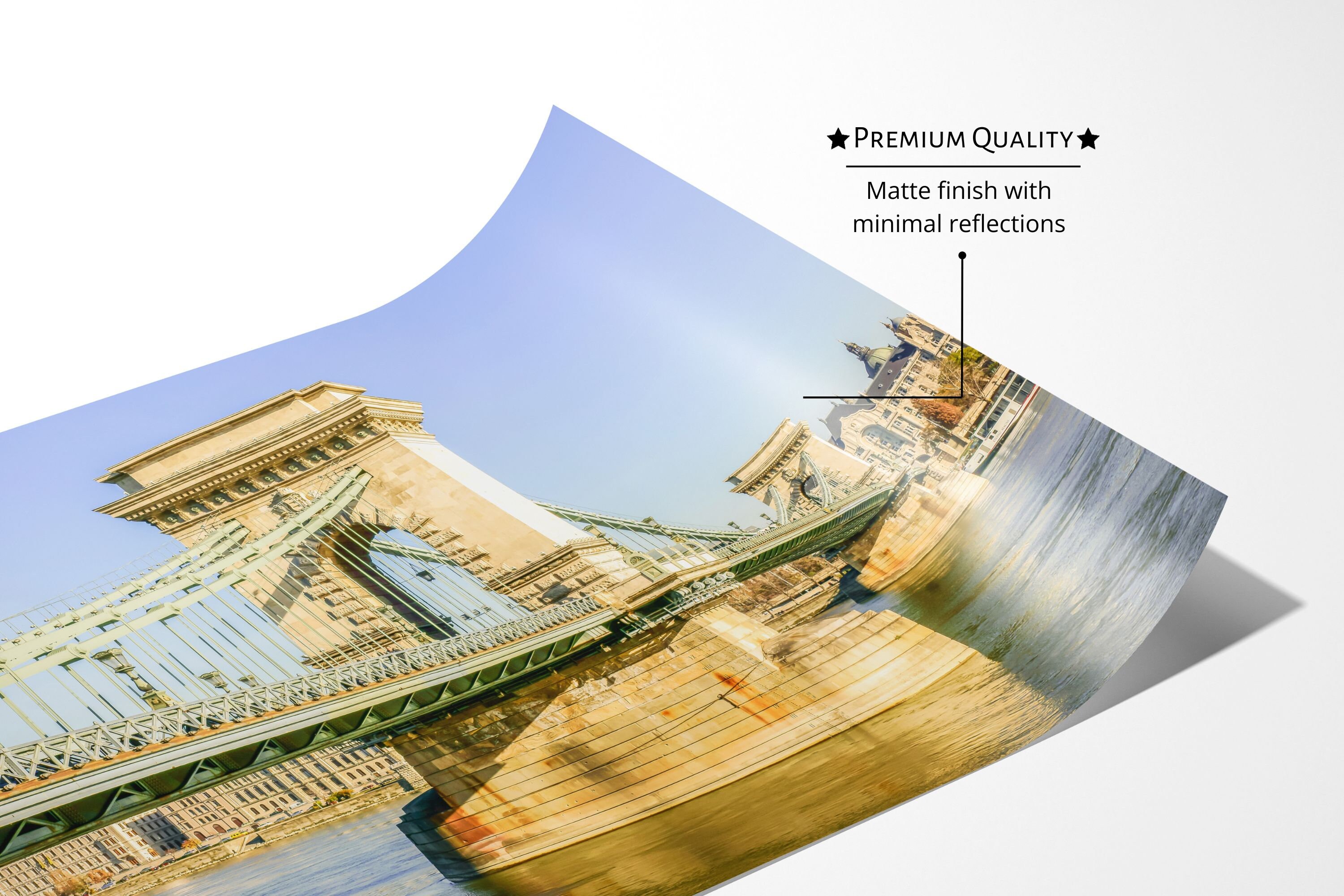 Chain Bridge Photo, Fine Art Budapest Photography, European ...