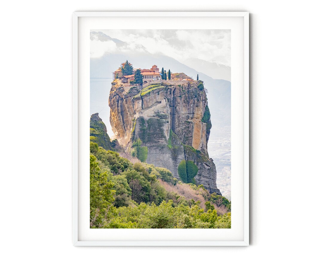 Meteora Monasteries Print, Fine Art Greece Photography, Greek Mountain ...