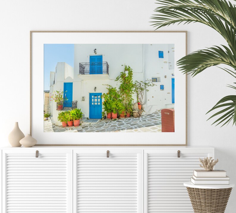 Greek Village Photo, Fine Art Greece Photography, Greek Island Print ...