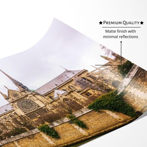 Neutral Cathedral De Notre Dame Print, Fine Art Paris Photography ...
